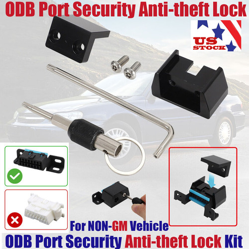 ODB Port Security Anti-theft Lock Kit For NON-GM Version CAN,OBD,OBDII ...
