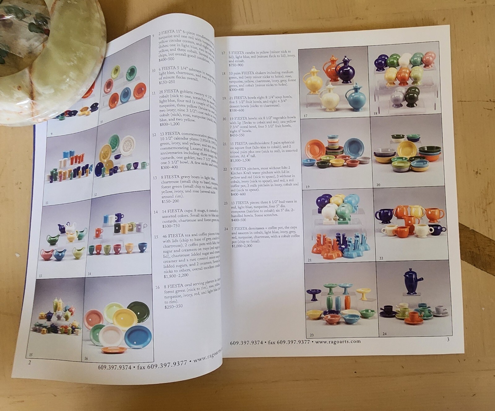 Rago // Roseville Zanesville Pottery Vintage Fiestaware Auction Catalog ...