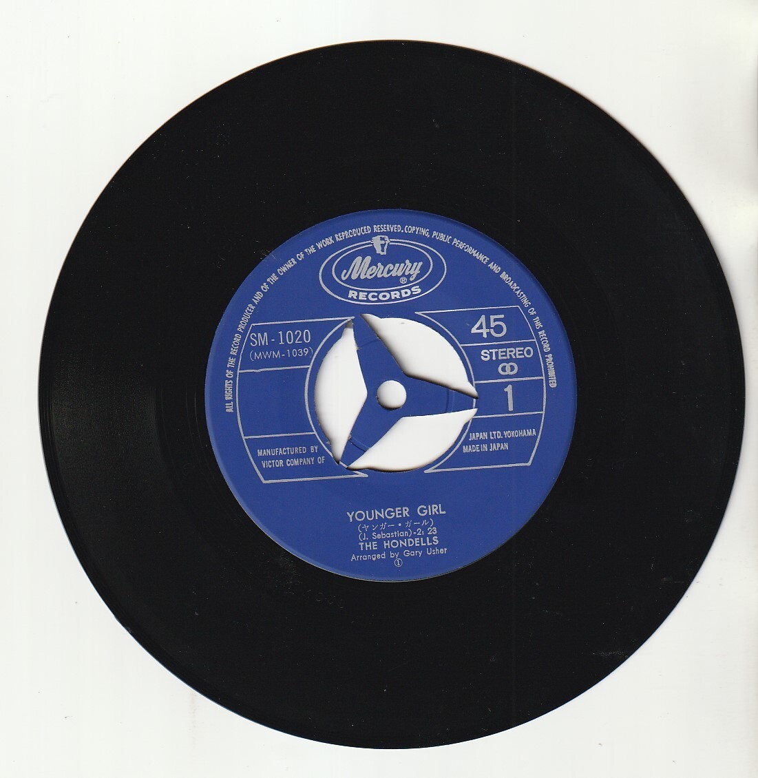 ep Hondells Younger Girl / All American girl 7" 45 RPM Japan EP Stereo ...