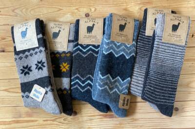 Alpaca Thermal Wool Socks for Women and Men - 1 PAIR - Thick Knitted | eBay