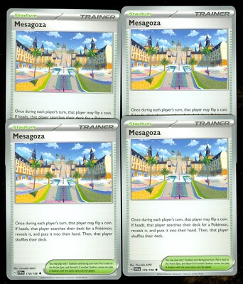 Pokemon MESAGOZA 178/198 Scarlet & Violet - - MINT 4X | eBay