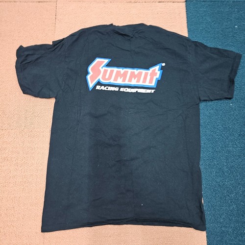Summit Racing Equipment Logo Men's Black T-Shirt Large Graphic Short ...