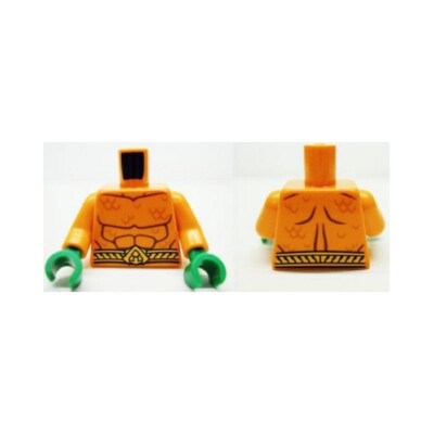 LEGO - Minifig Torso Bare Chest, Muscles Outline, Scales & Belt ...