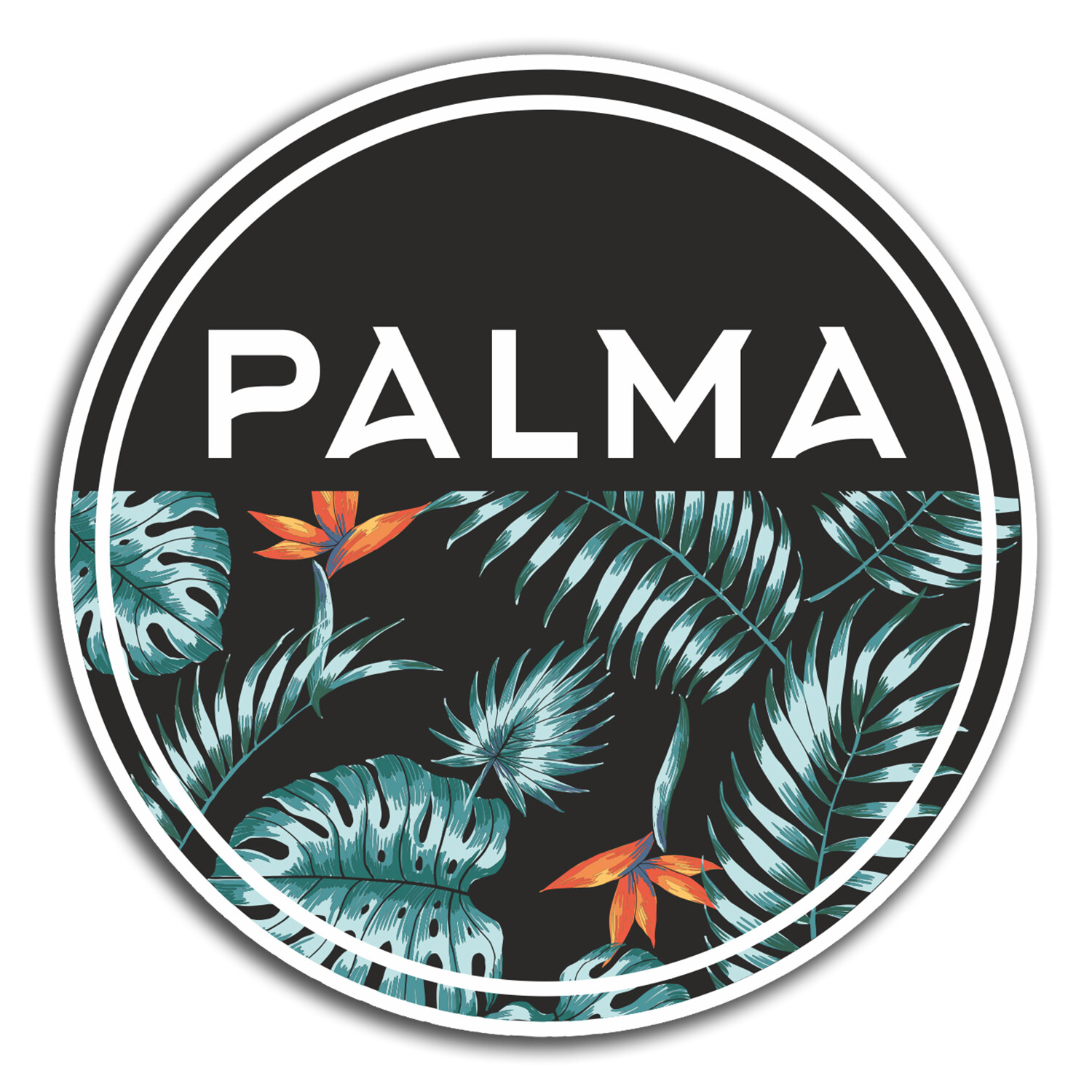 2 x 10cm Palma Spain Fun Vinyl Stickers - Travel Sticker Laptop Luggage ...