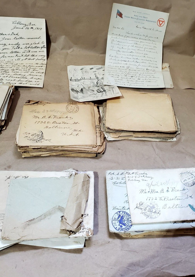 WW1 1918/1919 Original Rare Letters To Home From Soldier HUGE LOT | eBay