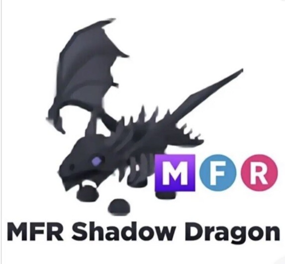 MFR Shadow Dragon | Adopt from Me! (Mega Neon Fly Ride Shadow Dragon ...