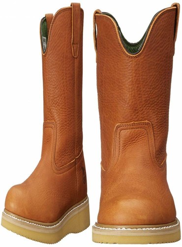 Georgia Boot Men's 12" Wedge Wellington Work 10 Wide, Barracuda Gold | eBay