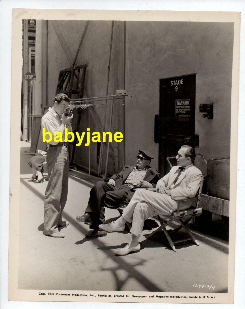 RAY MILLAND OSKAR HOMOLKA LLOYD NOLAN ORIG 8x10 PHOTO 1937 PARAMOUNT ...