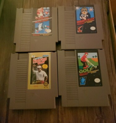 NES Game Lot. Lee Trevino Fighting Golf, Hogans Alley, Golf, Super ...