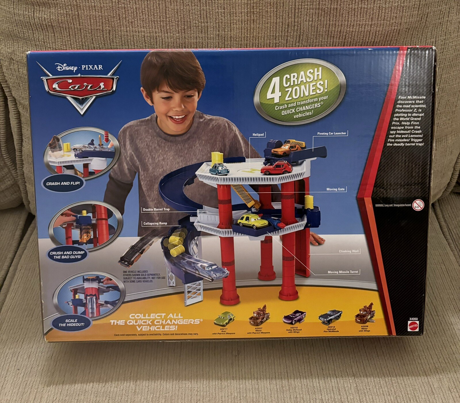 Disney Pixar Cars Quick Changers OIL RIG AMBUSH PLAYSET Mattel 2011 ...