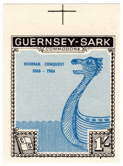 (I.B) Guernsey Cinderella : Isle of Sark 1/- (Commodore Shipping) | eBay
