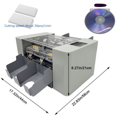 110V Electric A4 Fully Automatic Business Card Cutter Cutting Machine ...