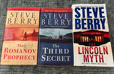 Lot of 3 Steve Berry Cotton Malone Series Paperback Books | eBay