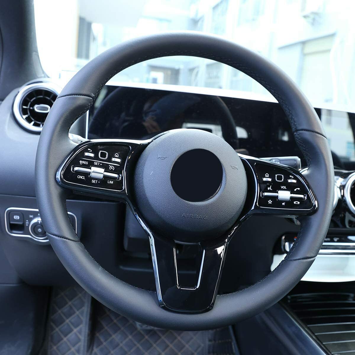 For Benz A B C E G CLA CLS GLC GLE GLS Inner Steering Wheel Frame Trim ...