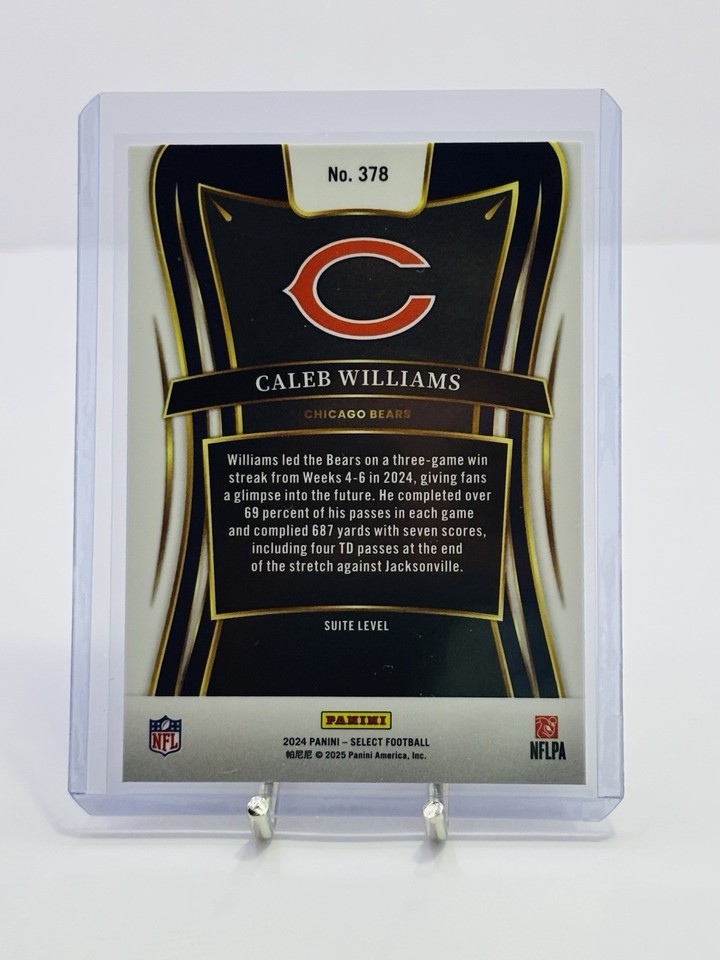 2024 Select Caleb Williams Suite Level RC #378 Rookie | eBay