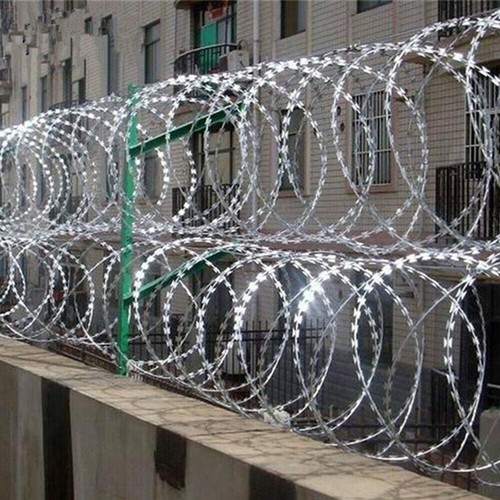Razor Security Wire 10m Coiled Concertina Type Barb Fence Fencing ...