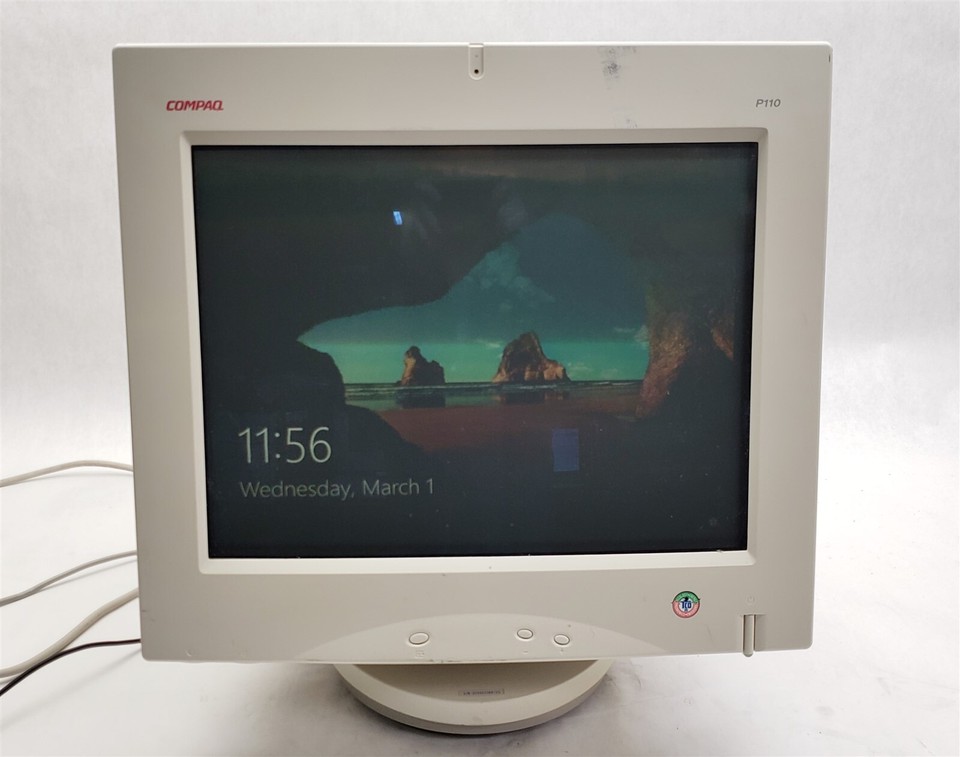 Compaq 630 P110 CRT 20.1" White Computer CRT Color Monitor 1999 PARTS ...