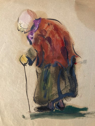 Very Nice Drawing Expressionism German Ink Gouache 1920 | eBay Australia