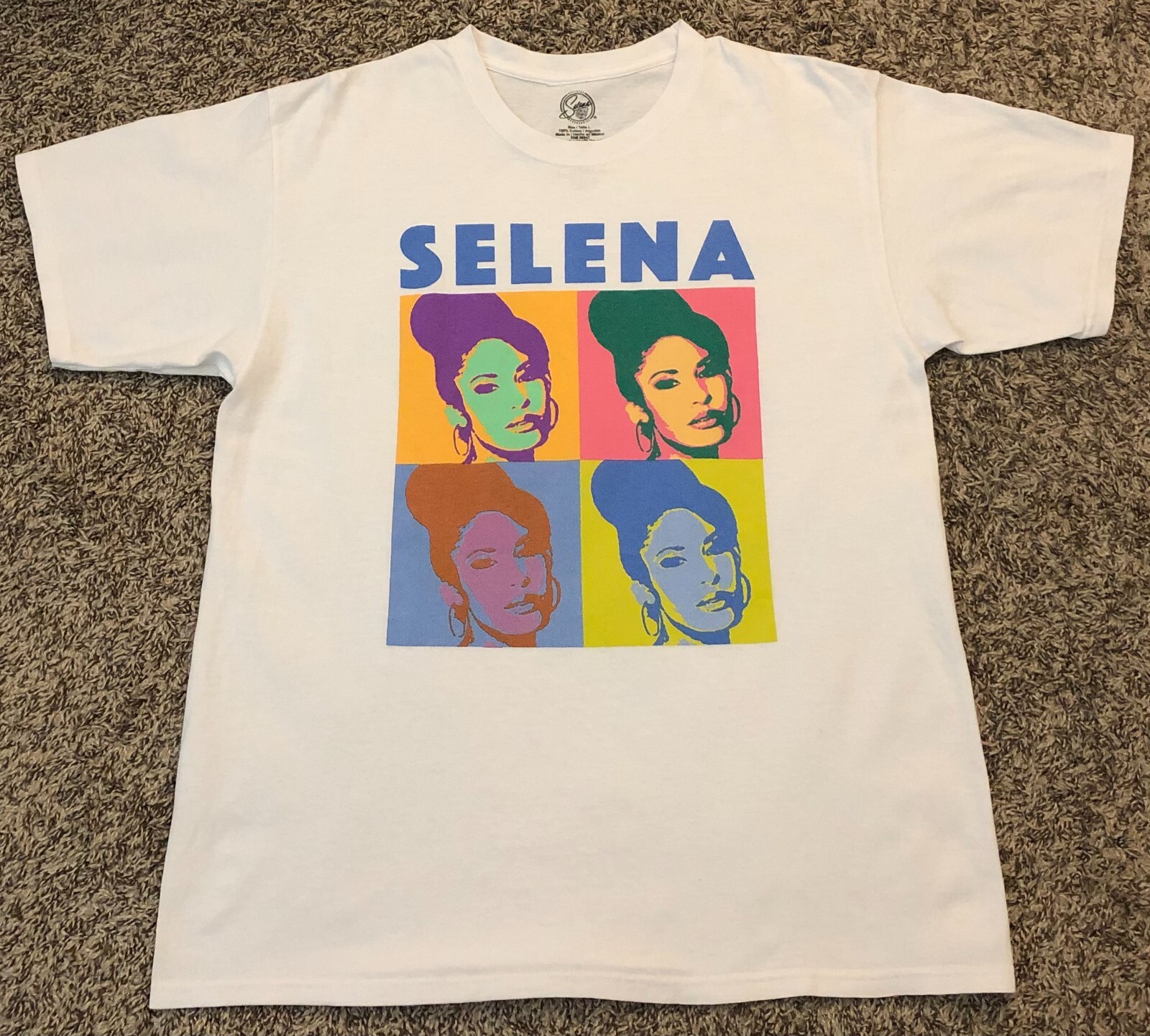 Selena Quintanilla Official Neon Portraits Design Men… - Gem