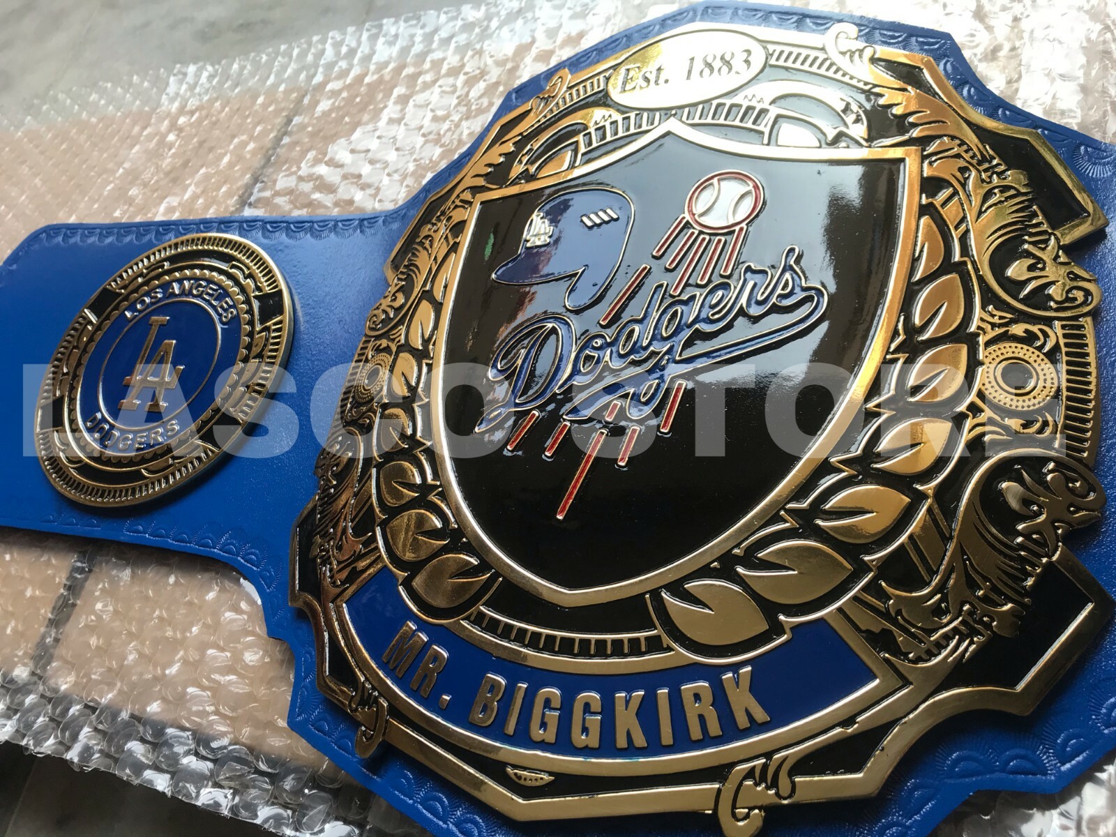 Lasco's Los Angeles Dodgers Baseball Championship Title Belt | eBay