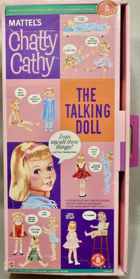 1998 TALKING CHATTY CATHY DOLL by MATTEL - CAN TALK - STORED in ...