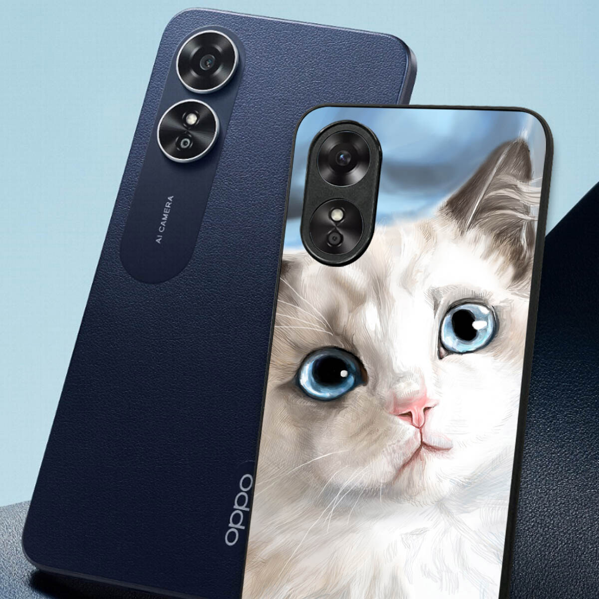 ( For Oppo A78 4G ) Back Case Cover H23268 Kitten Cat | eBay