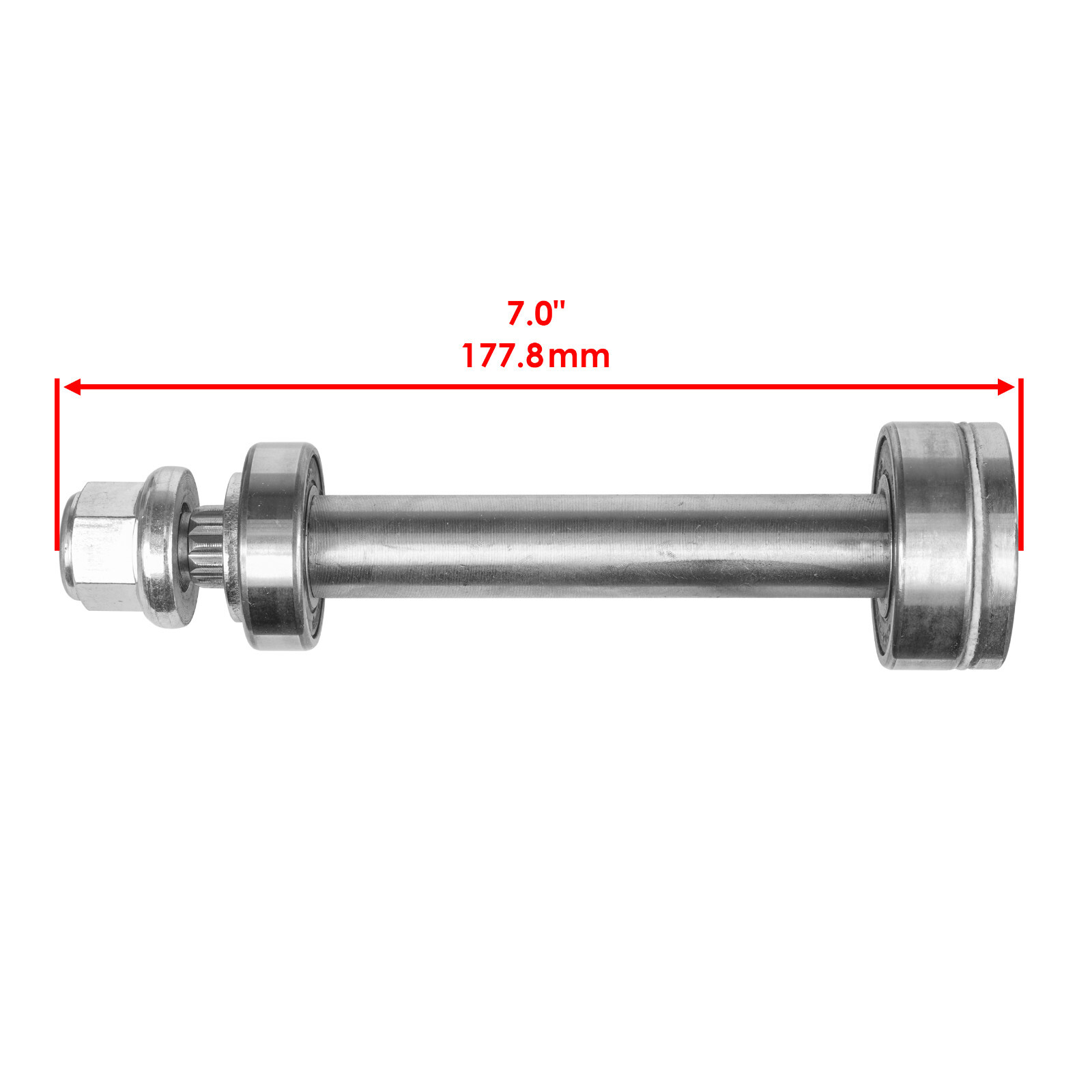 Spindle Shaft w/ Bearing Nut for Husqvarna 532137646 137646 137645 ...