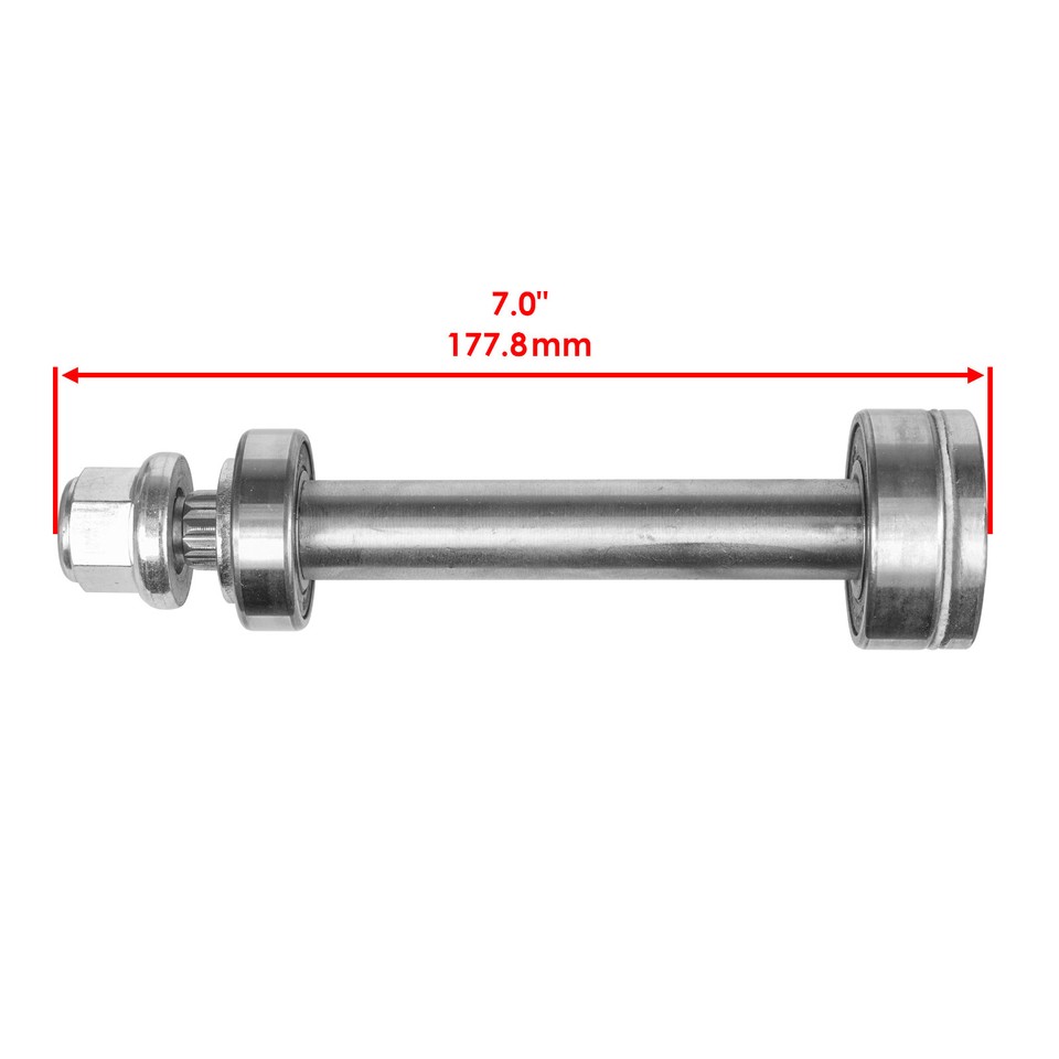 Spindle Shaft w/ Bearing Nut for Husqvarna 532137646 137646 137645 ...