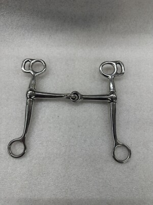 Western Cowboy HORSE Riding Snaffle BIT - 4-1/2” wide - NEW | eBay