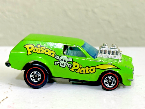 HOT WHEELS REDLINE FLYING COLORS SERIES POISON FORD PINTO WAGON GREEN ...