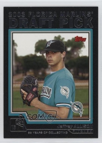 2004 Topps Black /53 Jeff Allison Jeffrey Allison #672 Rookie RC | eBay