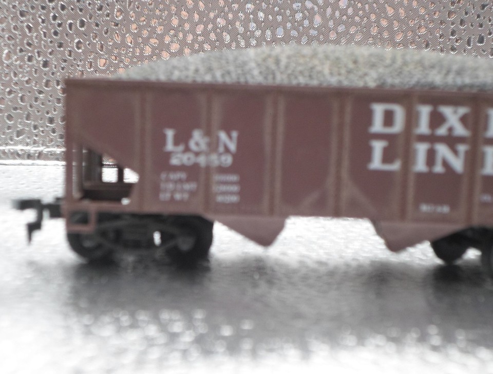 HO Scale Dixie Line L&N Coal Hopper Train Car 1:87 Model Used | eBay