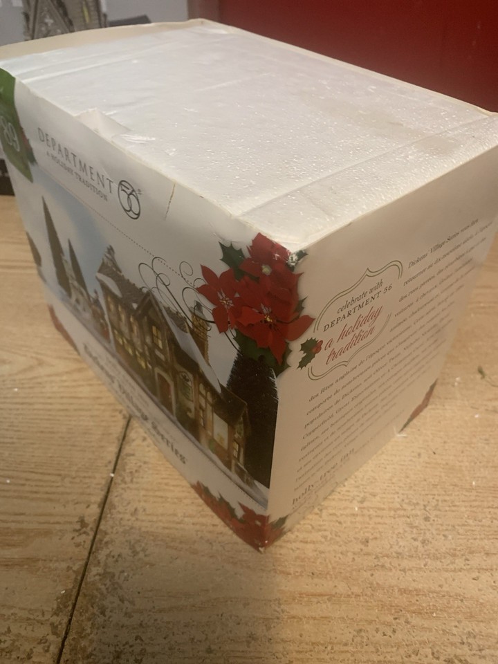 department 56 dickens village Holly-tree Inn Brand New | eBay