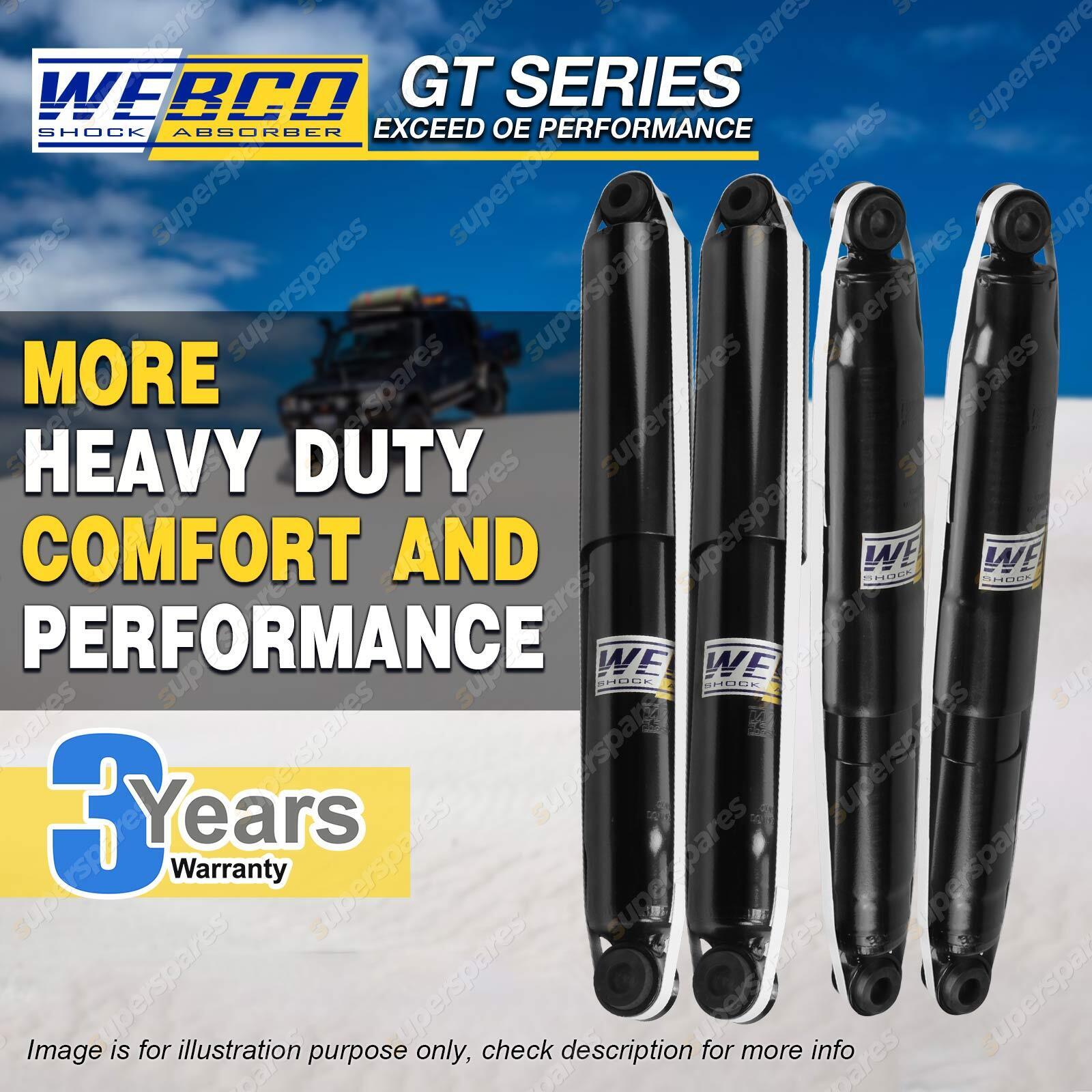 Front + Rear Webco HD Pro Shock Absorbers for TOYOTA COASTER RU18 JU18 ...