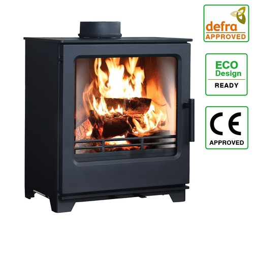 8KW Multifuel Stove Woodburning Log Wood Burner Defra Approved Eco ...
