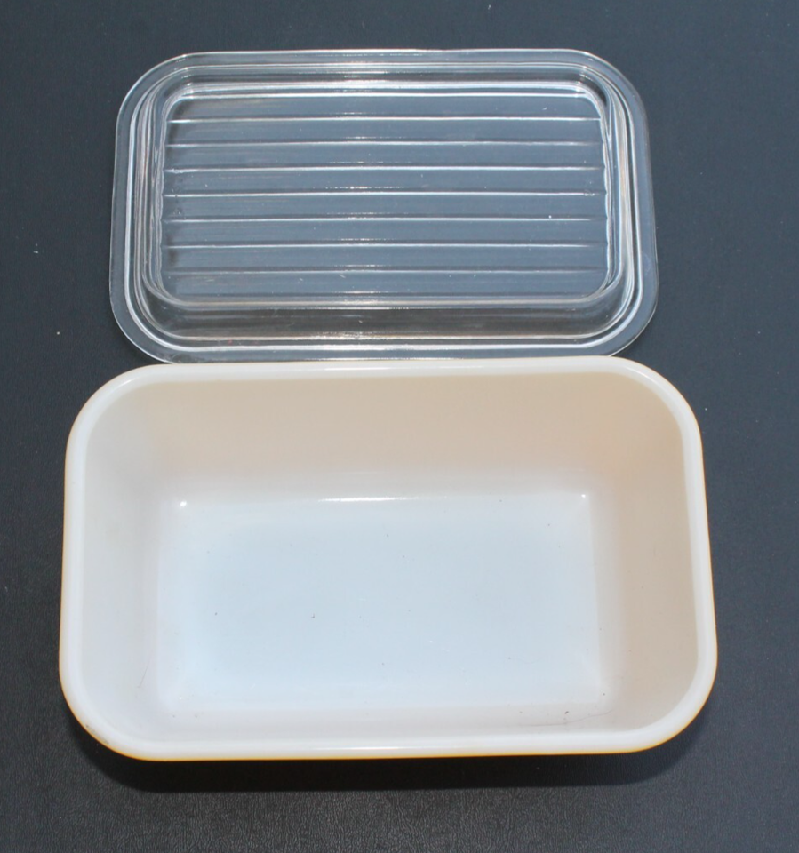 Vintage PYREX Refrigerator Dish 0502 Yellow 1 1/2 PT with 502C Lid USA ...