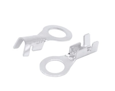 10x Eyelet Connector Electric Cable from 0.3 1.5mm2 Hole 5.2 Terminal ...