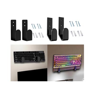 Gaming Keyboard Display Rack, Hooks, Wall Hanger for Game Room and ...