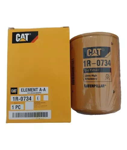 2 Pack Genuine Caterpillar 1R-0734 Oil Filter / CAT 1R0734 | eBay