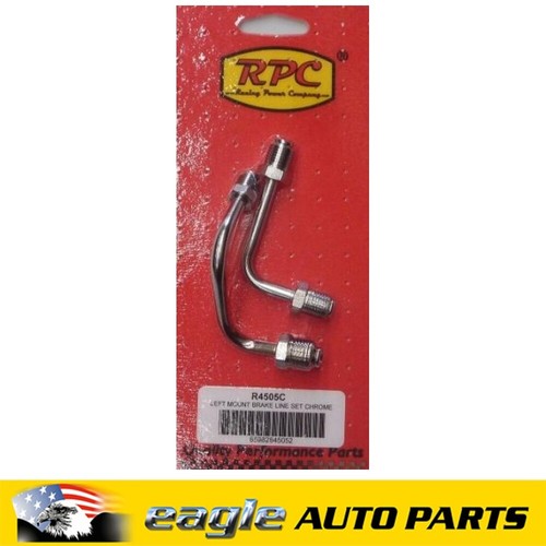 UNIVERSAL CHROME BRAKE LINE LARGE 7/16 # S4505C | eBay