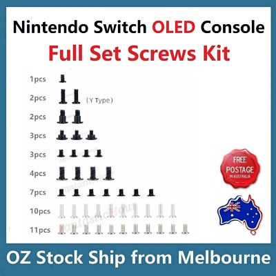 For Nintendo Switch OLED Console Spare Parts Screws Kit Console ...