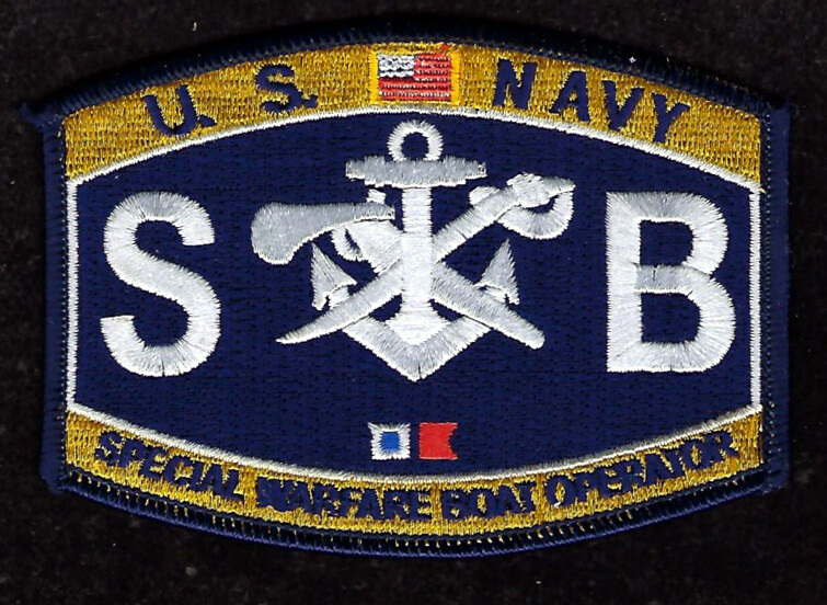 Special Warfare Small Boat Operator SB RATING PATCH PIN UP US NAVY SEAL ...