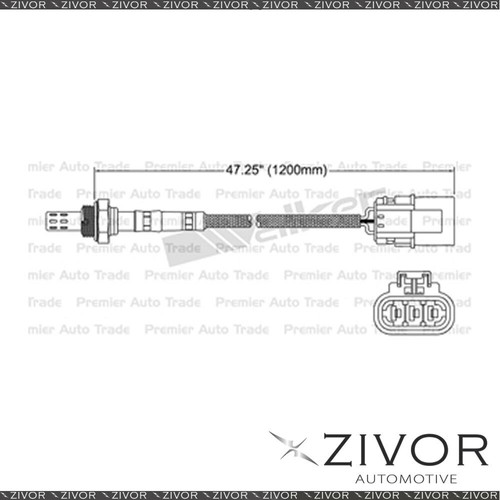 New WALKER Pre-Catalytic Oxygen Sensor For Nissan Terrano II R20 2.4 ...