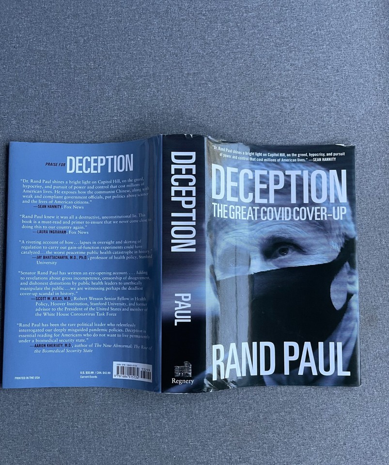 Deception: The Great Covid Cover-Up - Hardcover By Paul, Rand ...