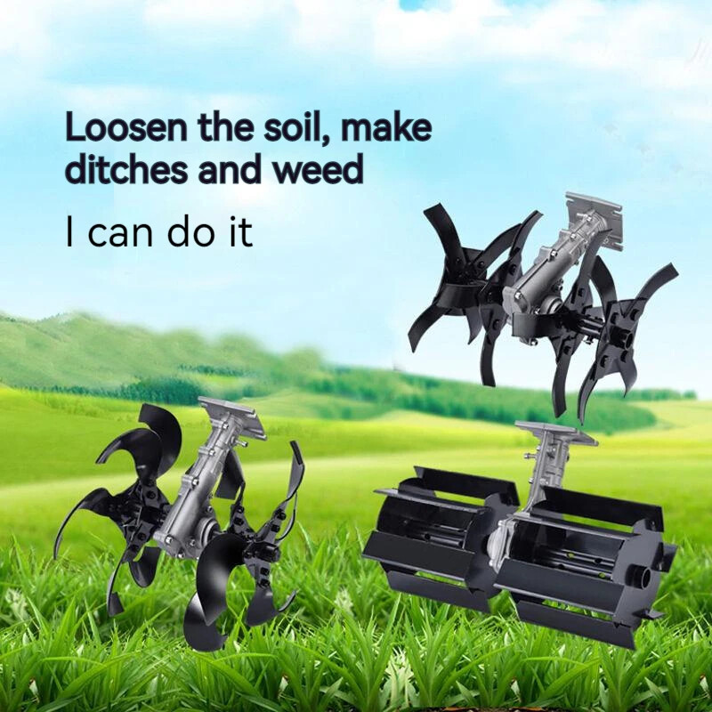 Mower Scarifier Wheel Brush Cutter Hoe Cultivator Scarifier Accessories ...