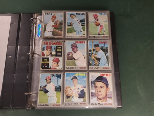1970 Topps Baseball Partial Complete Set 170/720 Binder VGEX-EXMT RARE ...