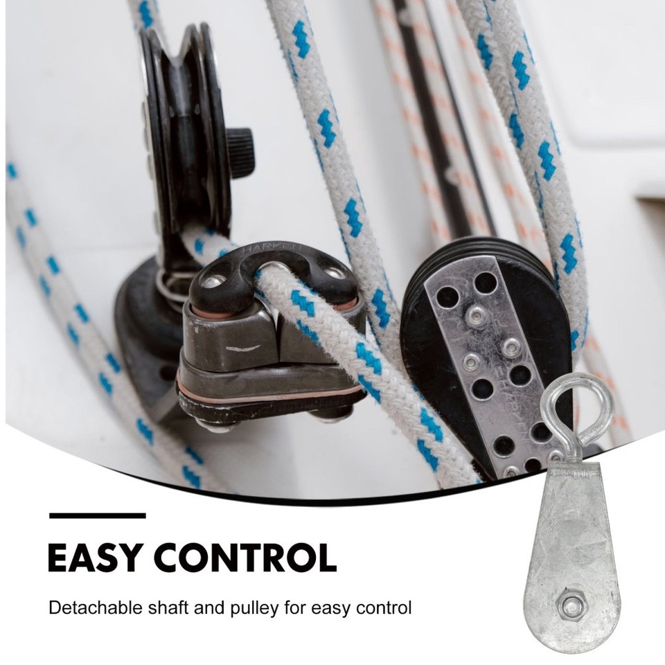 4PCS Miniature Cable Pulley Hoisting Pulley Hoisting Traction Wire Rope ...