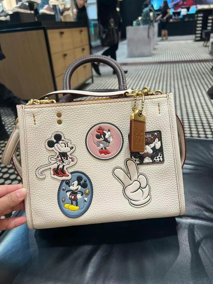 Coach x Disney Mickey and Minnie Mouse Rogue with Patches | eBay