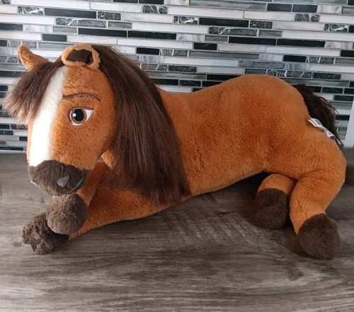 Spirit Mustang Horse Plush 18" Large Stuffed Animal Toy DreamWorks | eBay