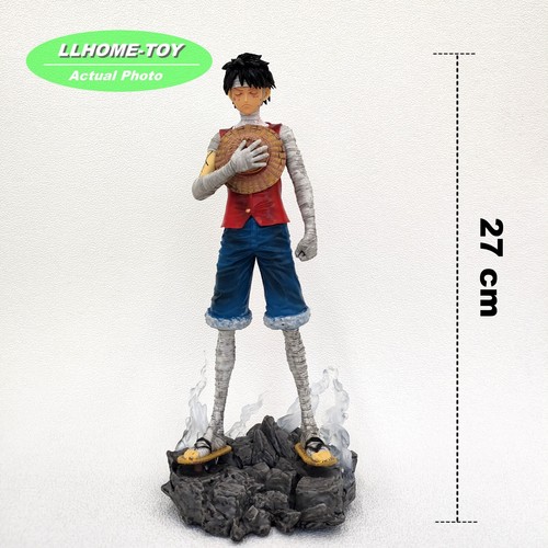 Anime One Piece Monkey D Luffy Bemoan Stand Bandage PVC Figure Statue ...